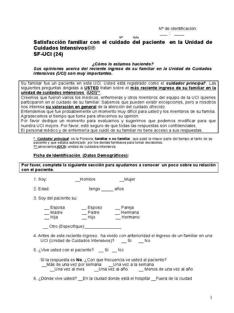 FS ICU 24 Spanish Prompt Mexico Ok | PDF | Enfermería | Medicina de ...
