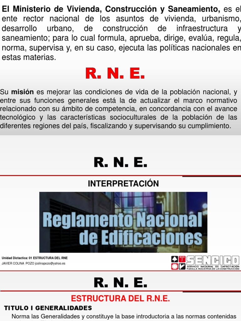 Interpretación Del RNE - Set 2017 | PDF | Aguas residuales | Agua