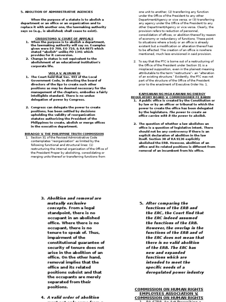 Administrative Law Final Exam Reviewer | PDF | Due Process ...