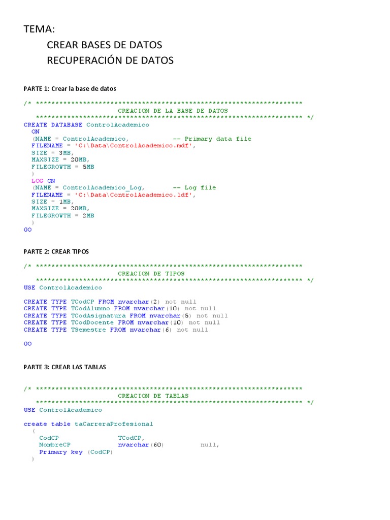 GUIA Consultas SQL | PDF | Gestión de la información | Ciencias de la ...