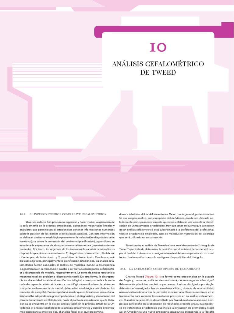 Análisis Cefalométrico de Tweed en Ortodoncia | PDF | Ortodoncia ...