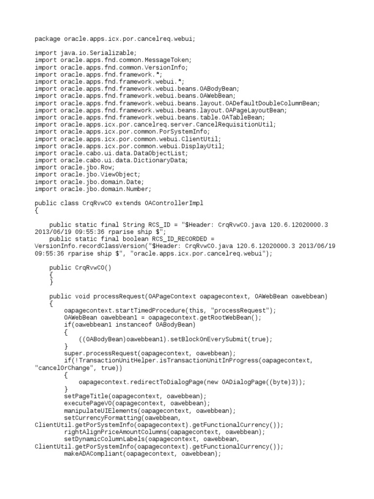 Configuring the Web UI for a Purchase Order Cancellation Request Review ...