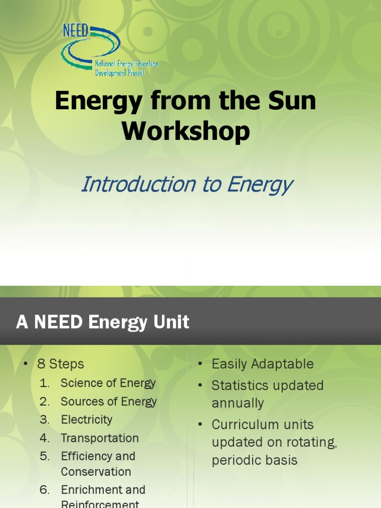 Introduction To Energy Powerpoint | PDF | Potential Energy | Kinetic Energy