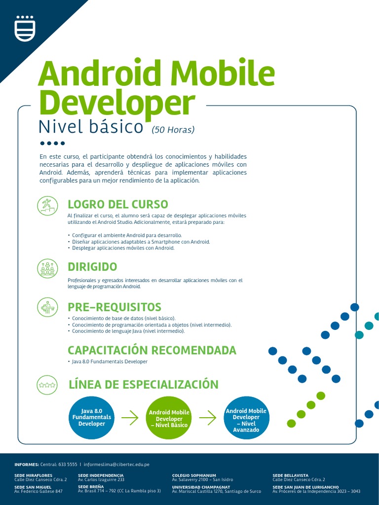 Android Mobile Developer - Nivel Básico PDF | PDF | Android (sistema ...