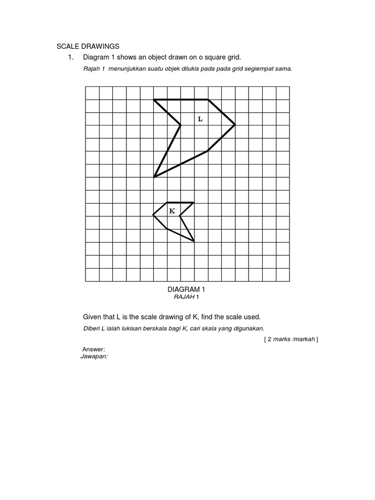 Pertanyaan Lukisan Skala pada Grid | PDF