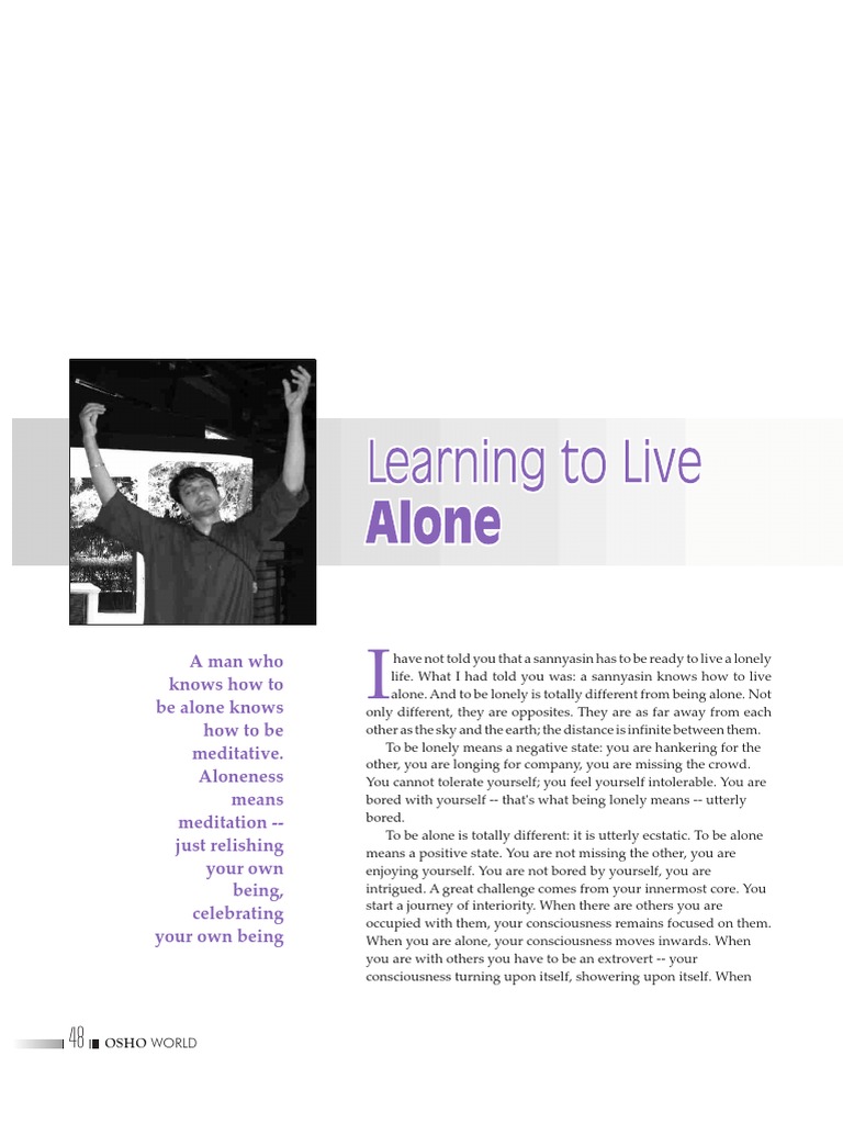 12 Learning To Live Alone | Download Free PDF | Indian Religions ...