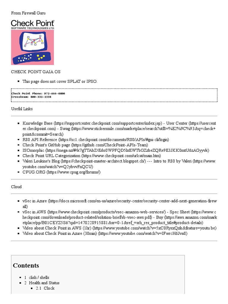3.CheckPoint Commands | PDF | Firewall (Computing) | Routing