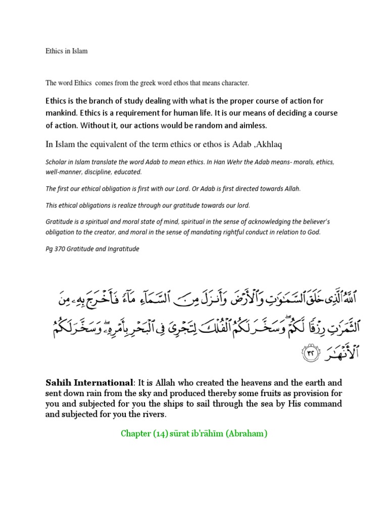 Adab in Islam | PDF | Patience | Muhammad