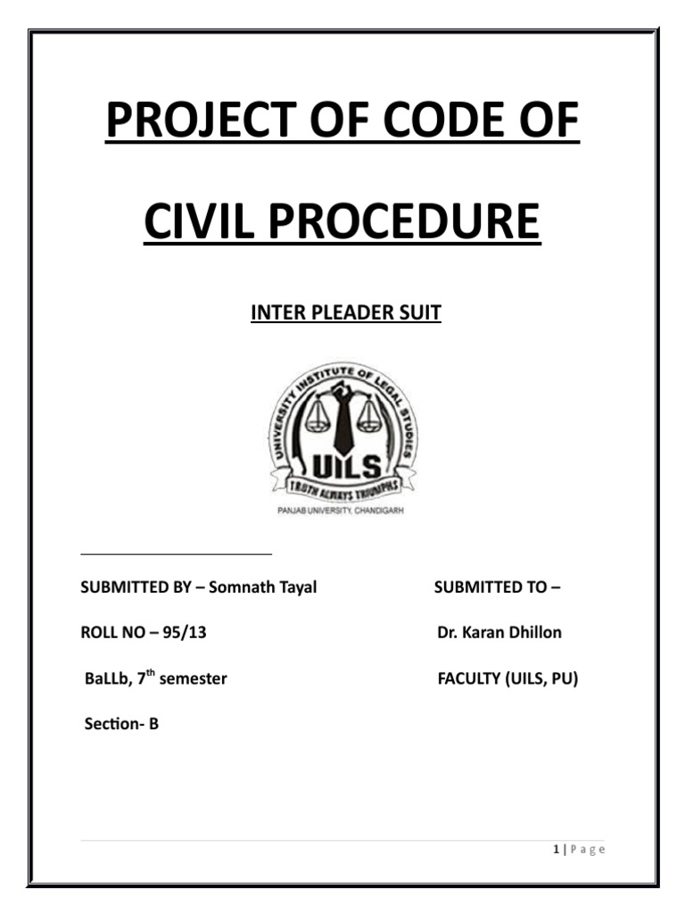 306500410-Cpc-Main-Project-1 WW | PDF | Lawsuit | Lease