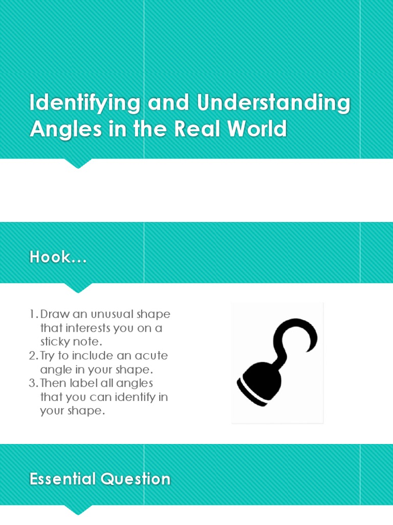 angles in real life | Angle | Learning