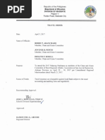 TRIP TICKET Sample | PDF | Finance & Money Management