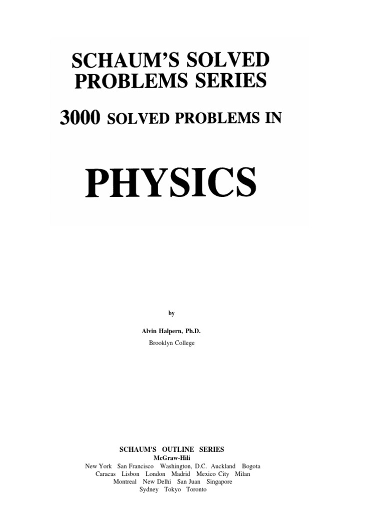 3000 Solved Problems in Physics-10p | PDF | Heat | Magnetic Field