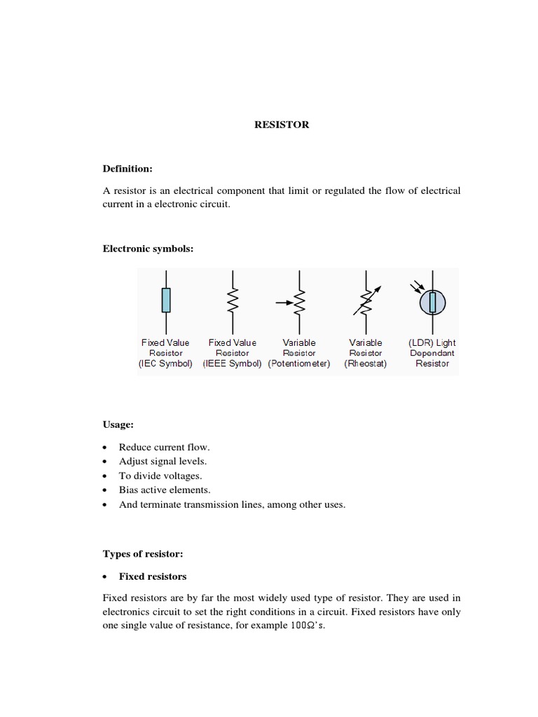 Materi Resistor | PDF | Resistor | Electrical Engineering