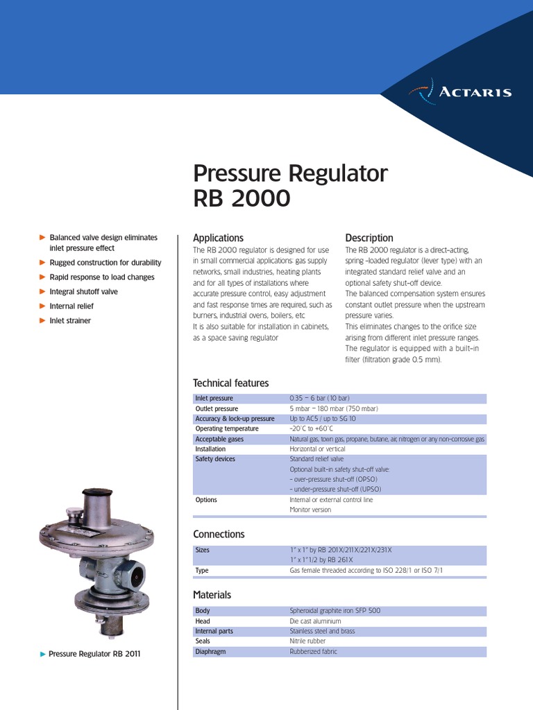 RB 2000 act | Valve | Chemical Engineering