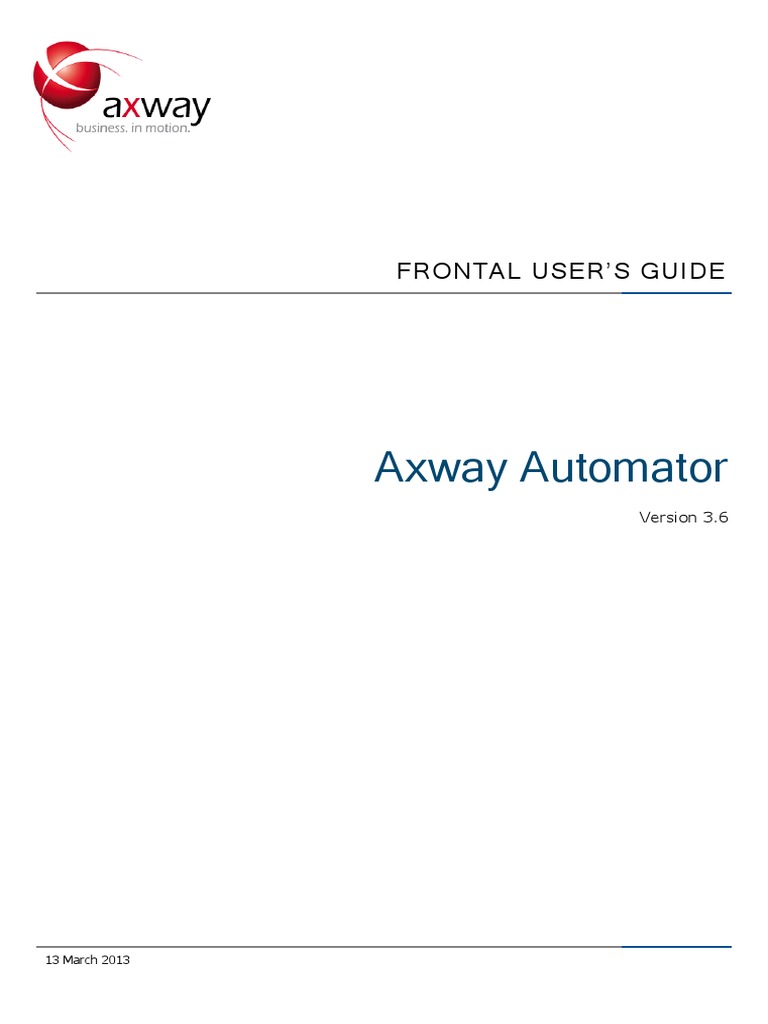 Automator 3.6.x FrontalUsersGuide allOS en PDF | PDF | Hyperlink | Port ...