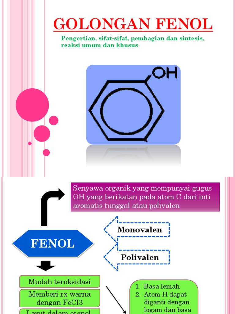 Golongan Fenol PPT | PDF