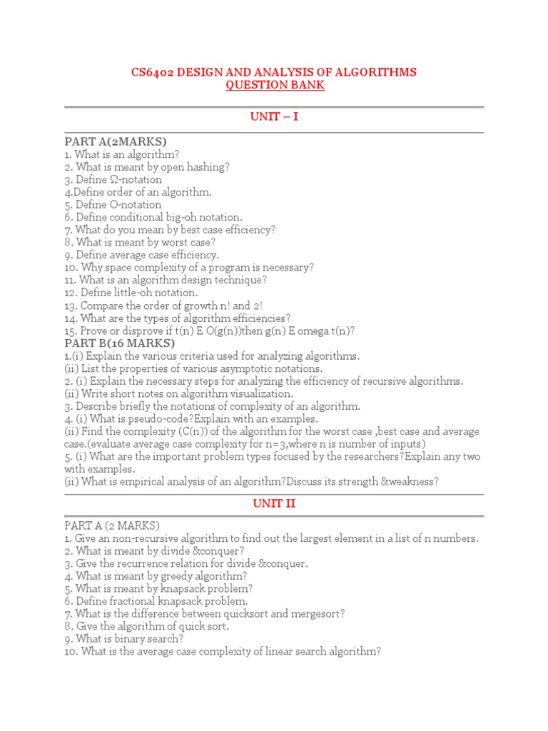 Cs6402 Qb Pdf Dynamic Programming Combinatorics