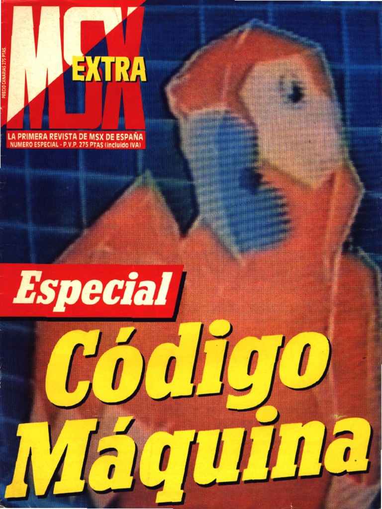 MSX Extra Especial Codigo Maquina PDF | PDF | Poco | Unidad Central de procesamiento