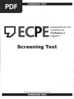 ECPE Writing Rating Scale | PDF | Vocabulary | Cognition