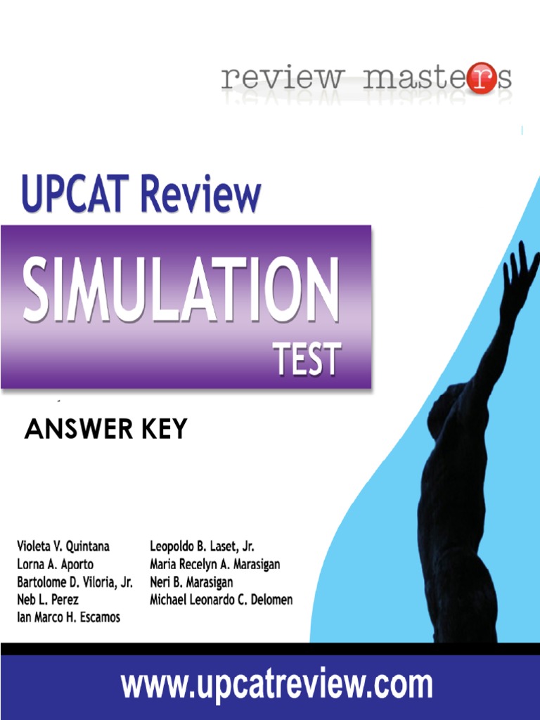 UPCAT Review Masters Answer Key 2011 | PDF | Behavior Modification ...