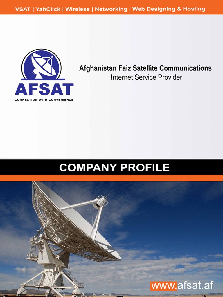 Afghanistan Faiz Satellite Communications (AFSAT) Company Profile | PDF ...