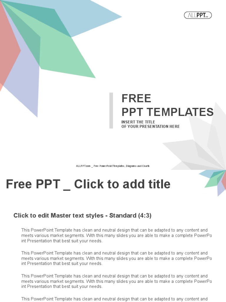 Abstract Background With Leaves of Different Colors PowerPoint ...