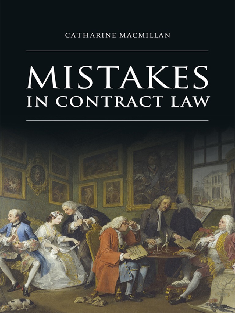 Mistakes in Contract Law PDF | Download Free PDF | Equity (Law ...