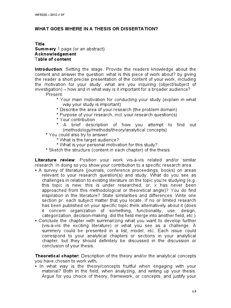 Thesis Discussion | PDF | Thesis | Field Research