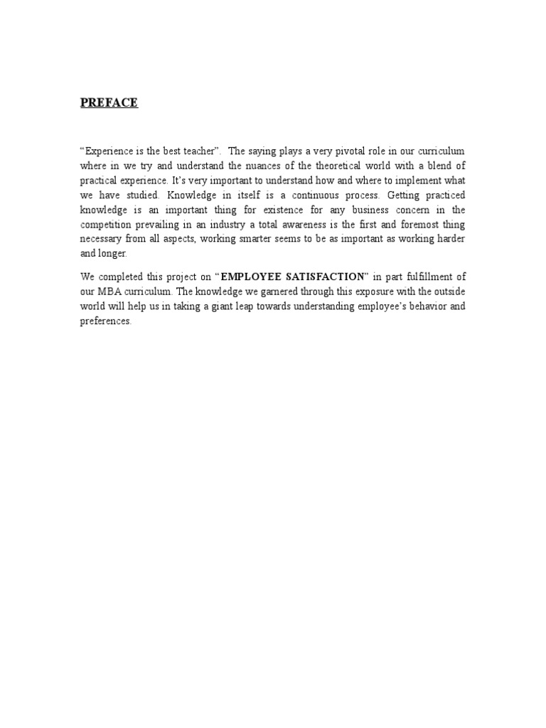 Preface | PDF | Job Satisfaction | Sampling (Statistics)