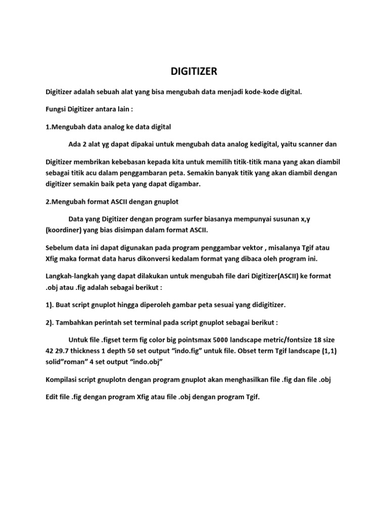 Digitizer | PDF | Komputer