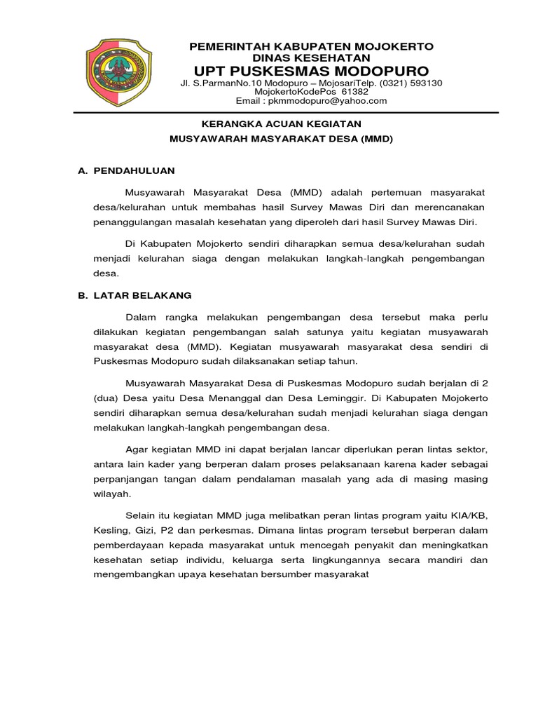 02.musyawarah Masyarakat Desa | PDF