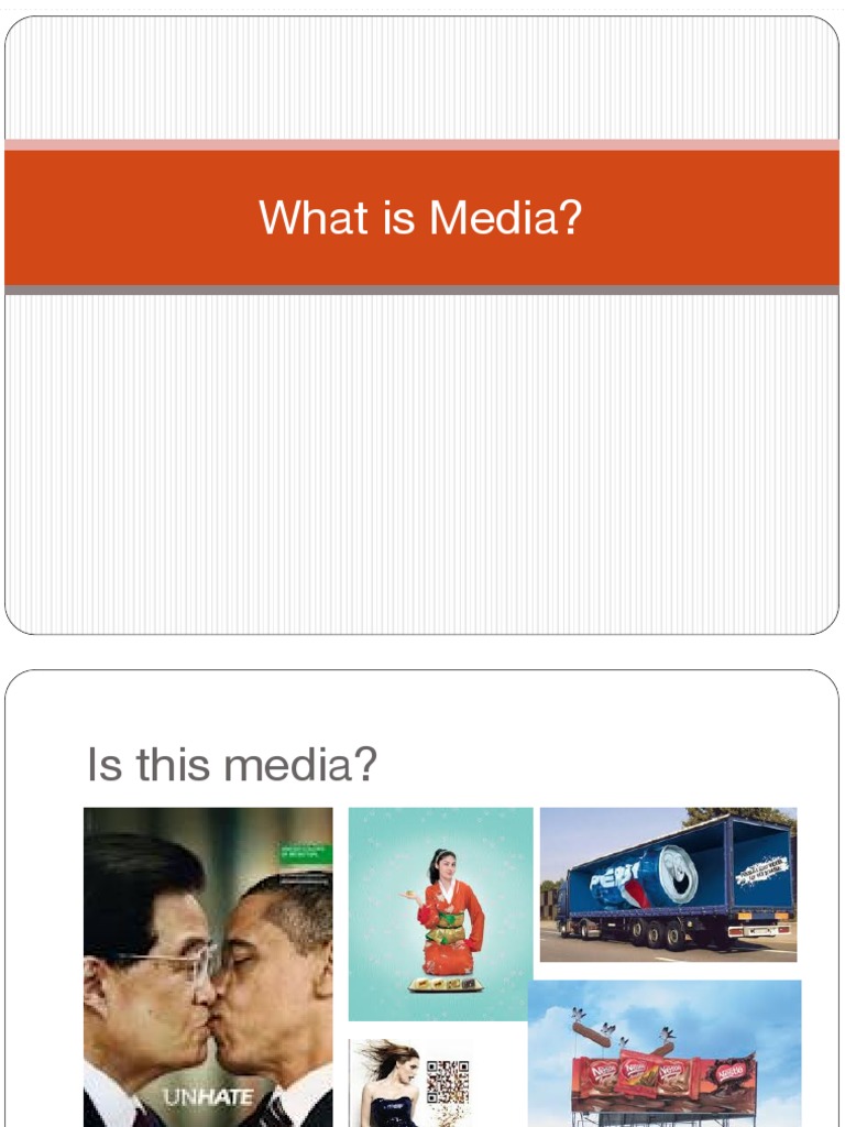 Intro To Media | PDF | Mass Media | Cultural Trends