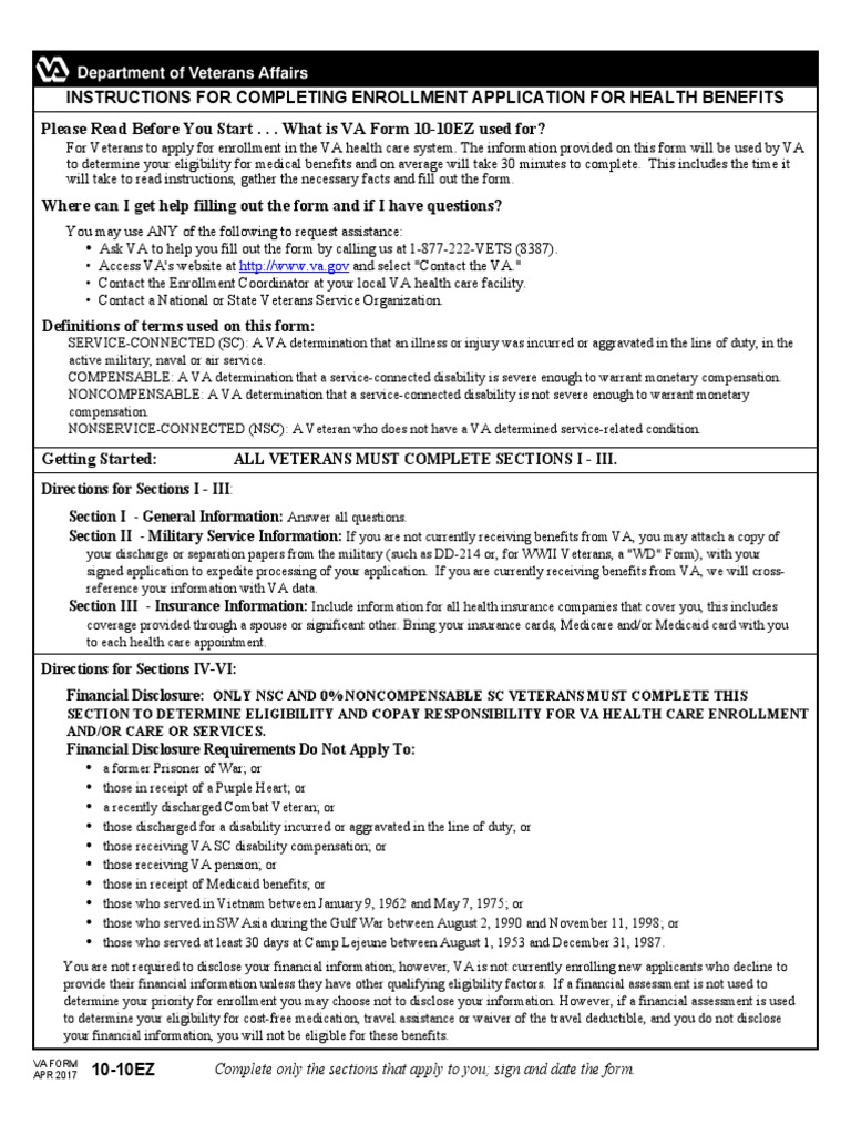 1010EZ Fillable | PDF | Veterans Health Administration | Social ...