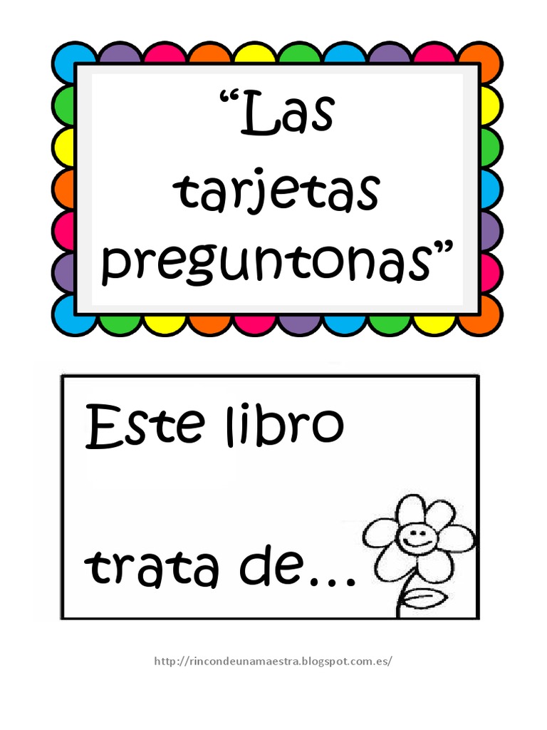 Tarjetas Preguntonas para Reflexión | PDF | Ficción general