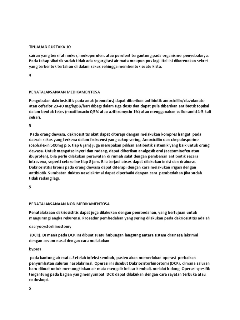 TINJAUAN PUSTAKA Dakrioadenitis | PDF