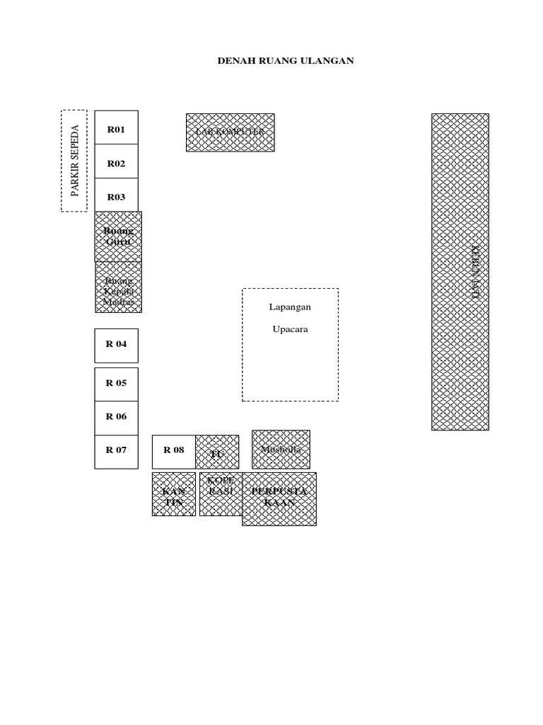 Denah Ruang Ulangan | PDF