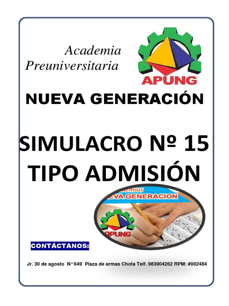 FORMATO DE CARATULA DE EXAMEN