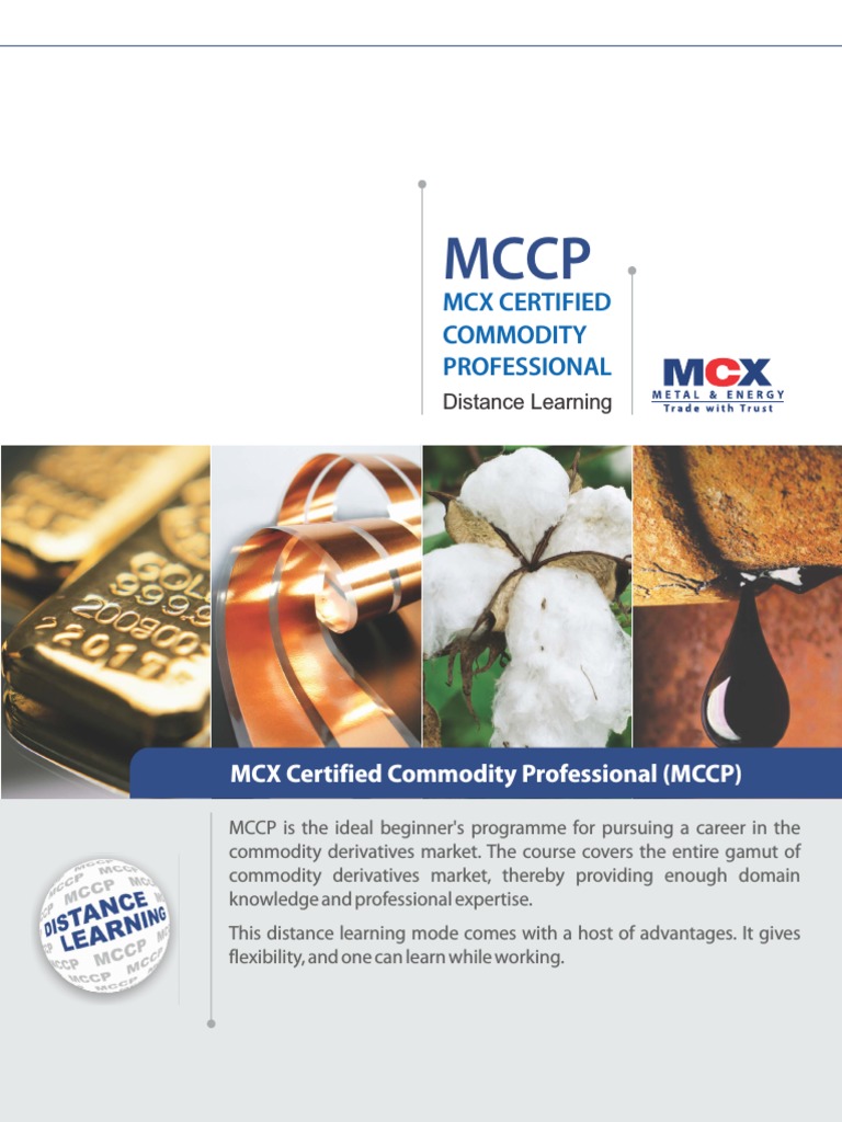 Mccp Commodity Programme Dlp English | Derivative (Finance) | Commodity