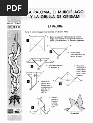 Paloma De Origami