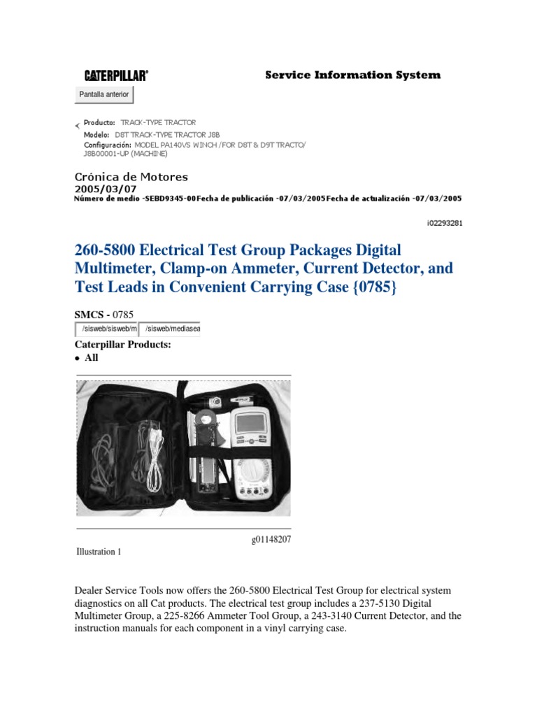 Electrical Test Group Packages Digital Multimeter | PDF | Electric ...