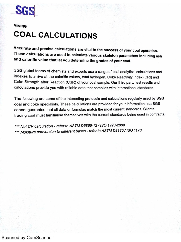 Convert Coal | PDF