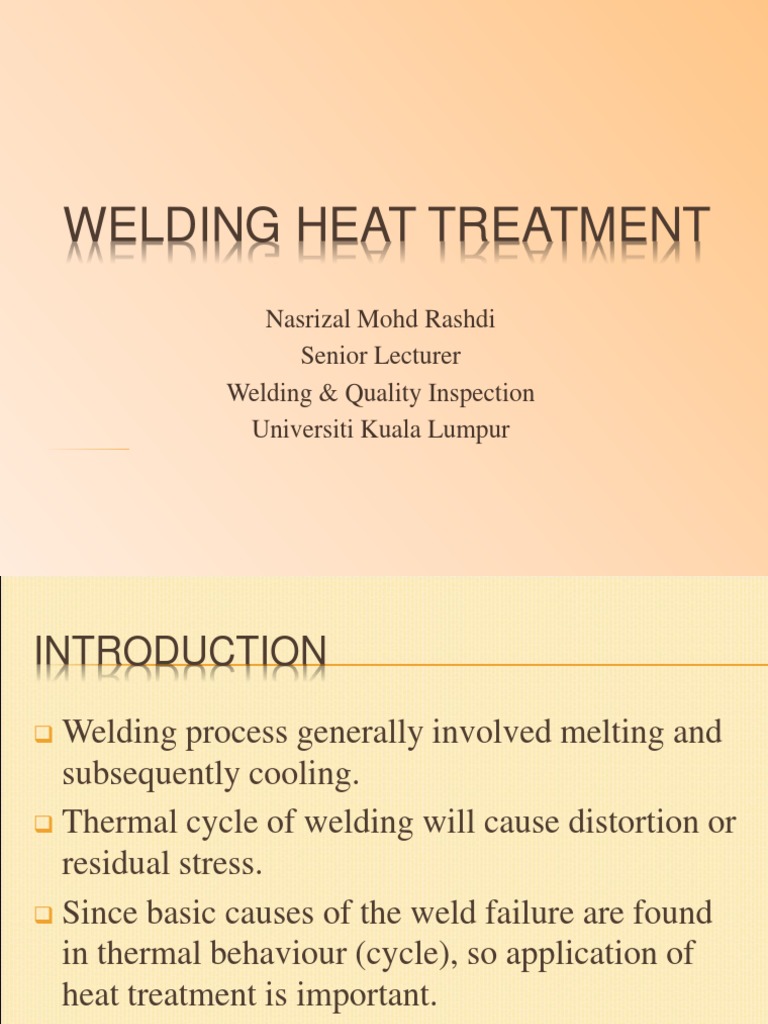 Welding Heat Treatment Techniques | PDF | Heat Treating | Welding
