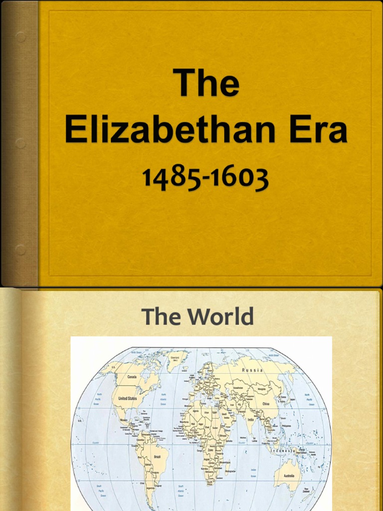 The Elizabethan Era | PDF | Elizabeth I Of England | Protestantism