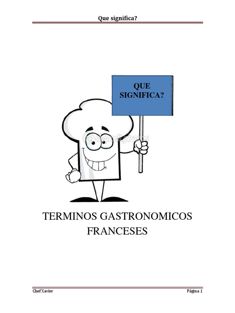 Que Significa | PDF | Queso | Cocina española