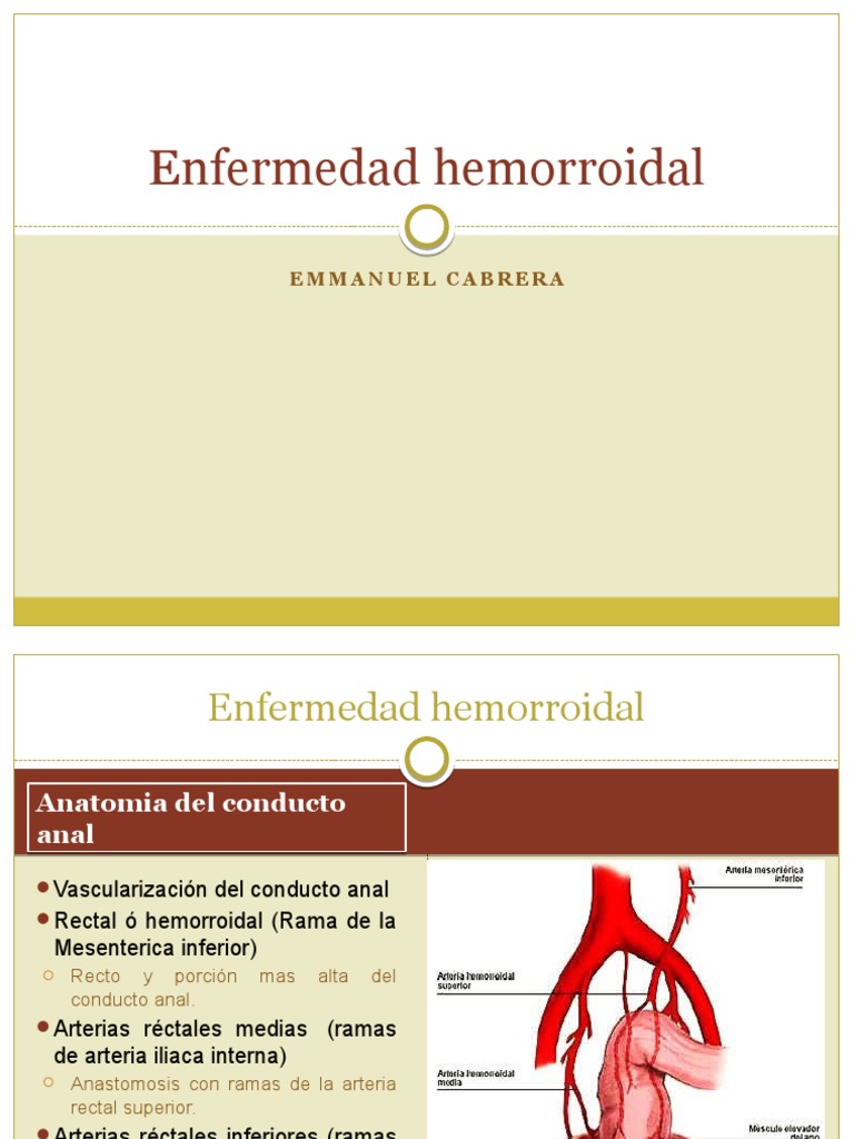 Enfermedad hemorroidal | Hemorroides | Medicina CLINICA