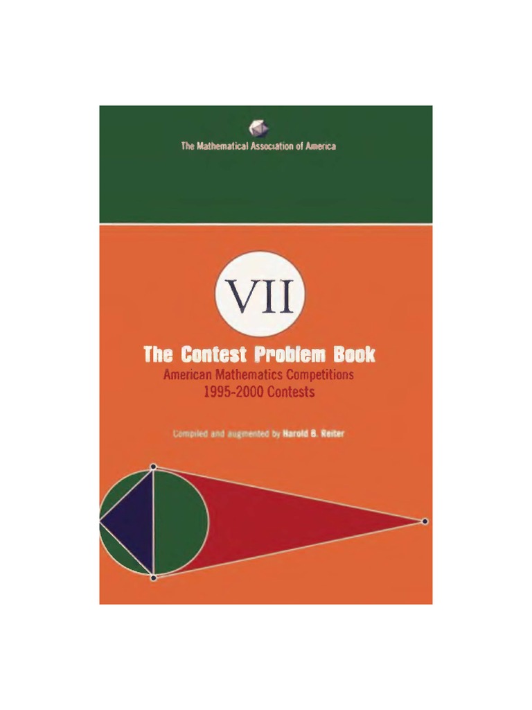 MAA The Contest Problem Book 7 (VII) PDF | PDF