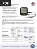 Easylog Data Logger El Wifi TH | PDF | Relative Humidity | Wi Fi