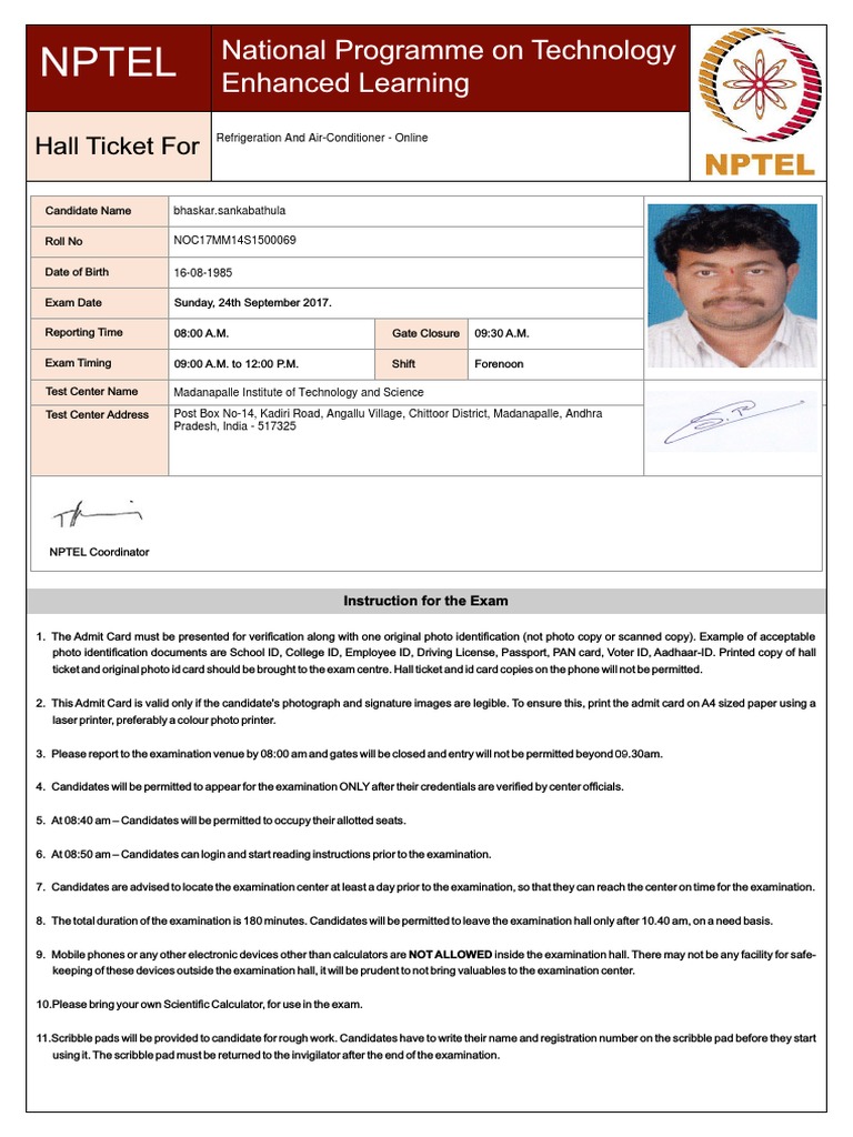 Nptel: National Programme On Technology Enhanced Learning | PDF ...