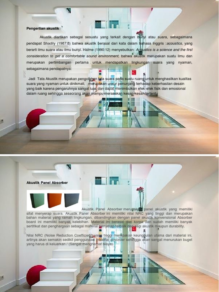 Pengertian Akustik | PDF
