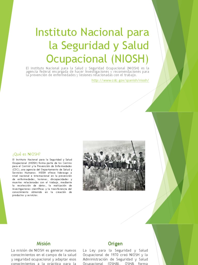 Guía del Instituto NIOSH en Español | PDF